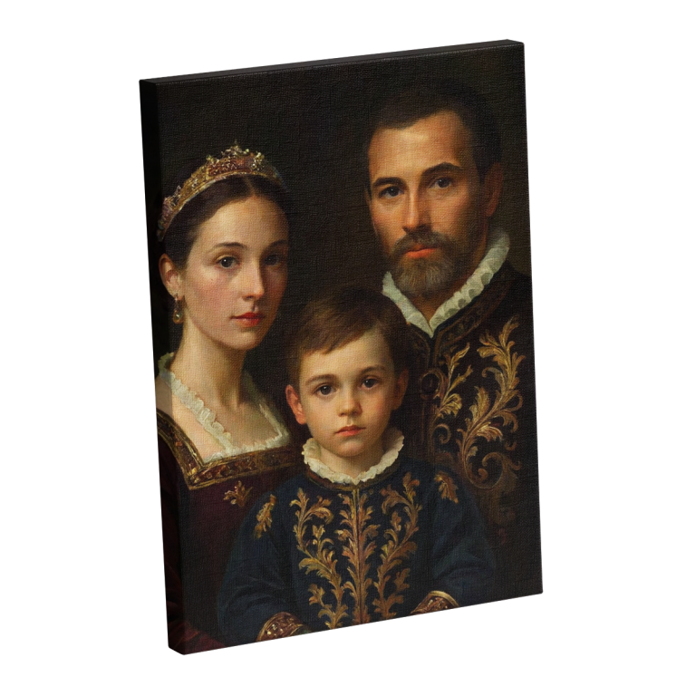 Un portrait de famille personnalisé et fun - Troubadart