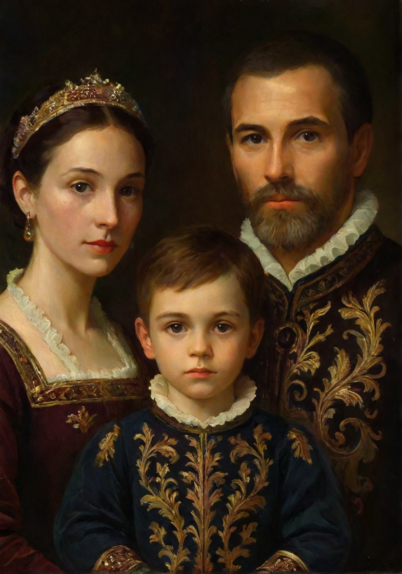 Custom Royal Portraits – King, Queen or Emperor in Personalized ...